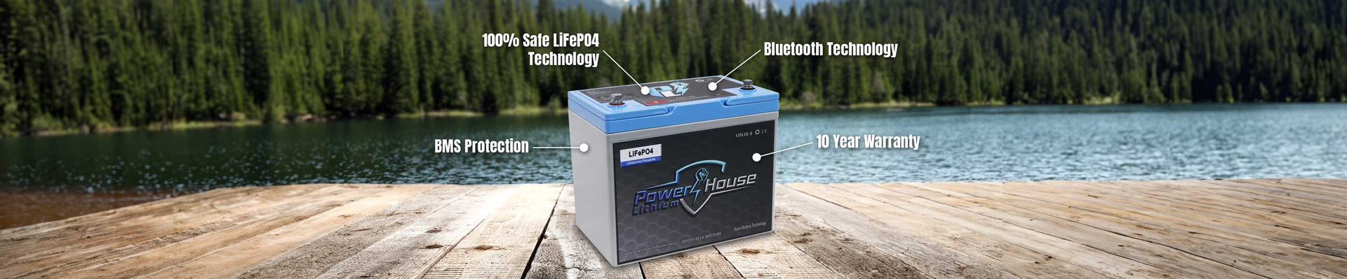 PowerHouse Lithium 16V 140Ah Deep Cycle Battery (5 to 8 devices)