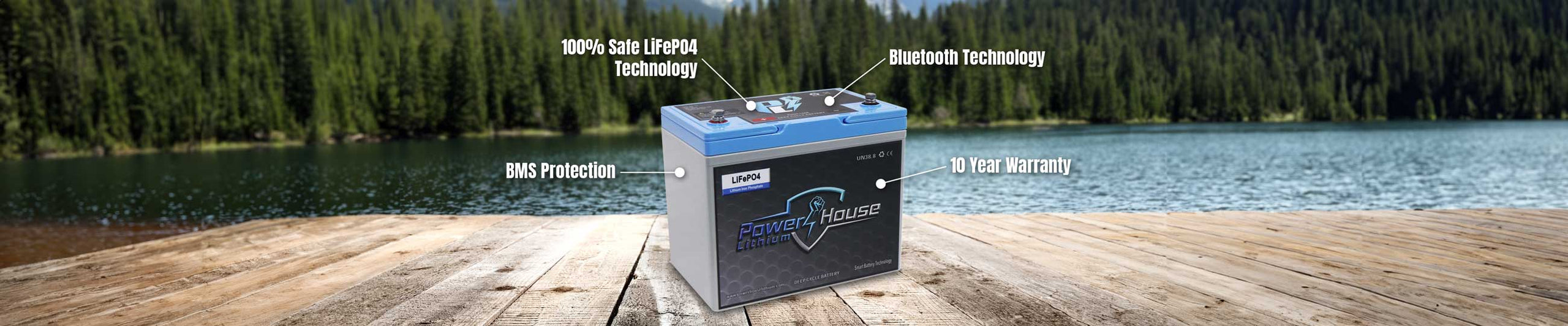 PowerHouse Lithium 16V 140Ah Deep Cycle Battery (5 to 8 devices)
