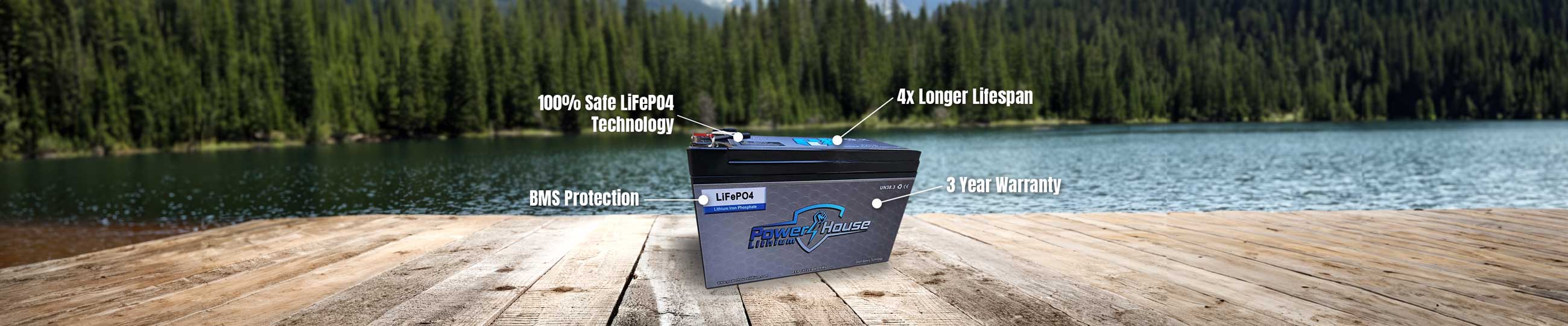 PowerHouse Lithium 12V 6Ah Deep Cycle Battery – PHL